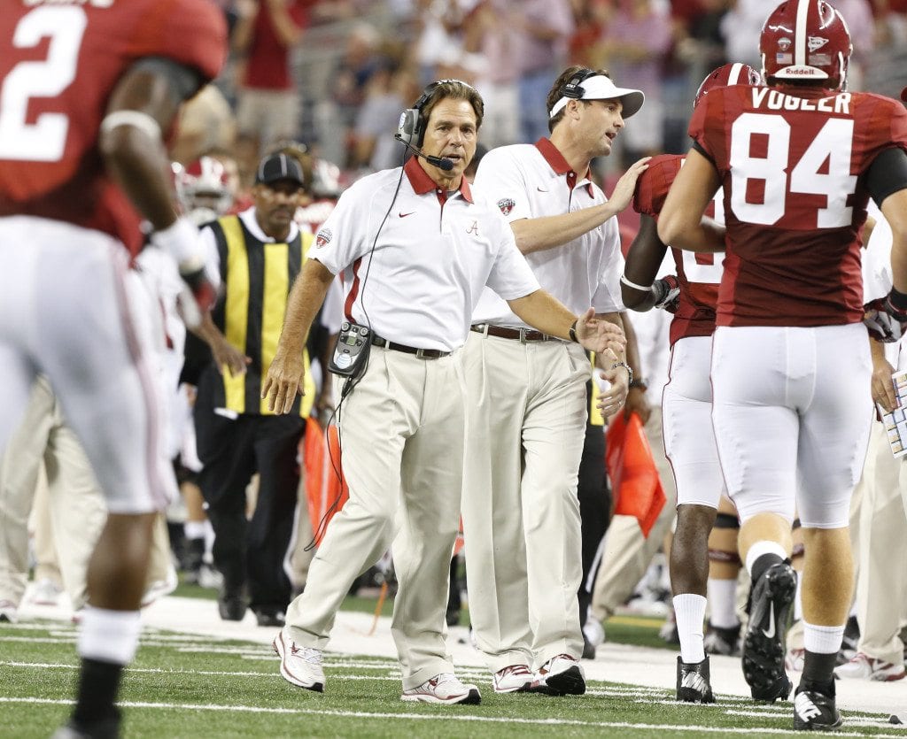 Alabama Coach Saban praises Ole Miss, talks targeting rule, and more - Capstone Report