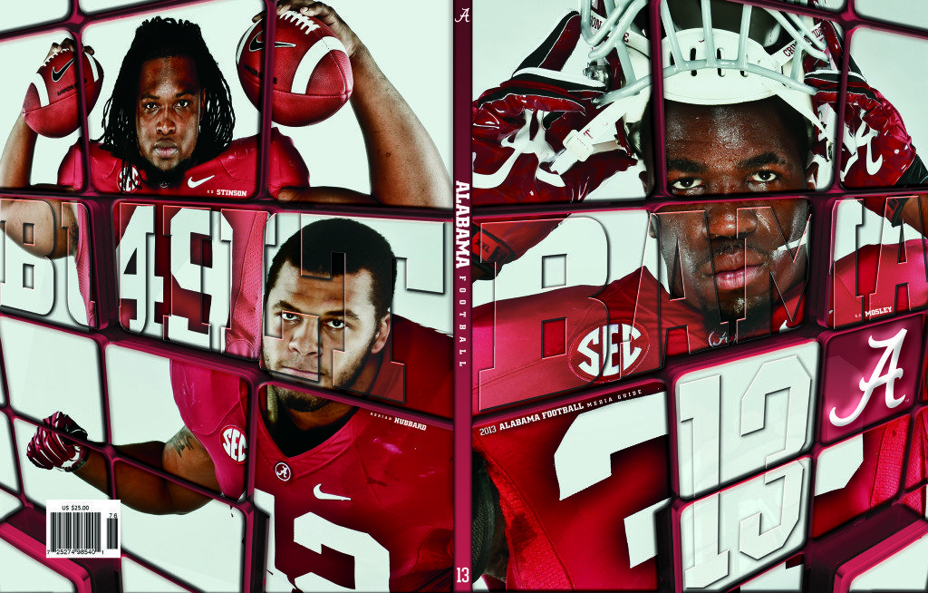 2013 Alabama Football Media Guide Covers - Capstone Report